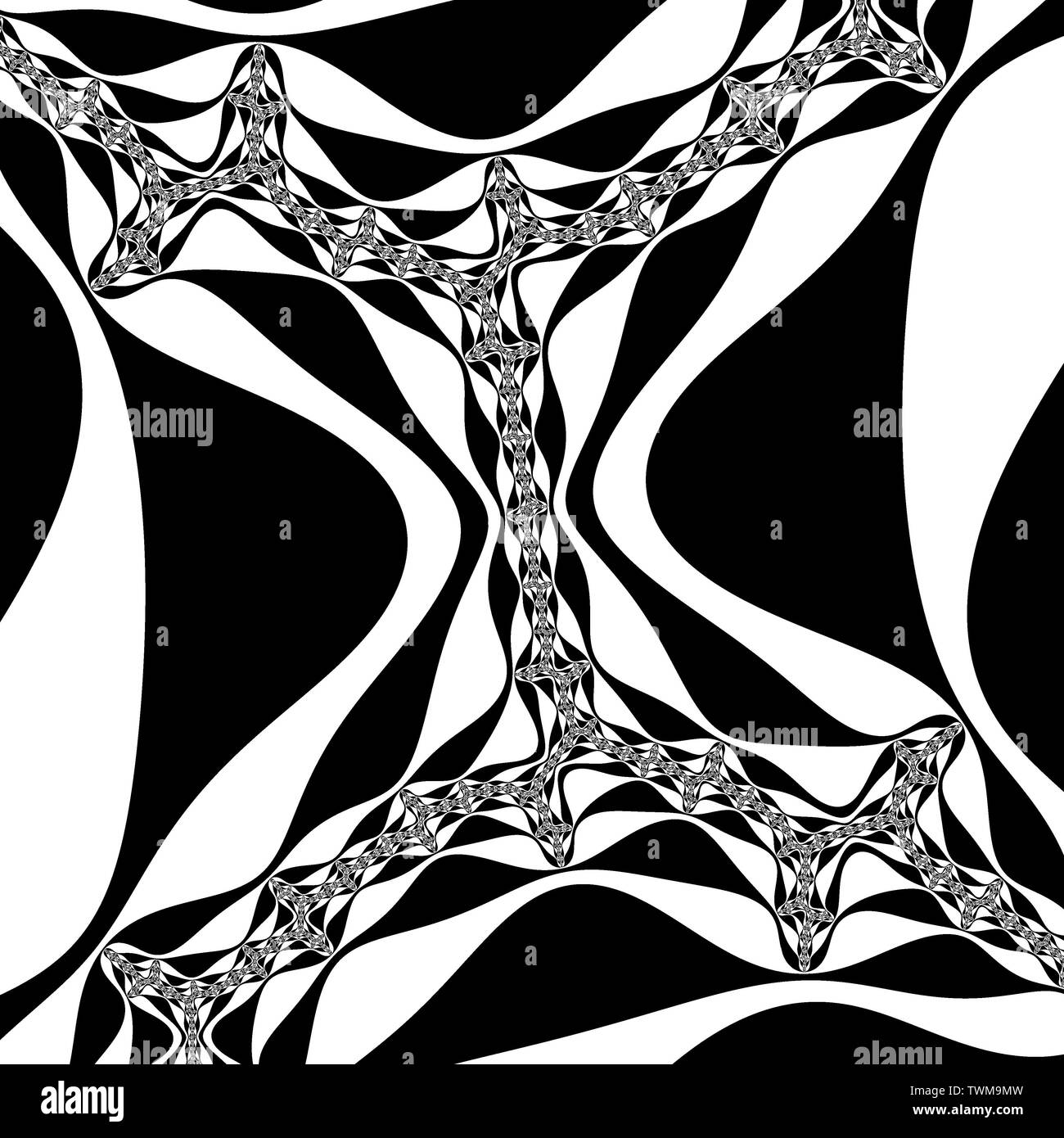 An image created using computer graphics, a picture of a mathematical ...