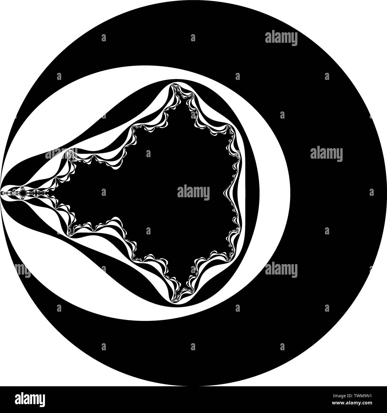 An image created using computer graphics, a picture of a mathematical ...