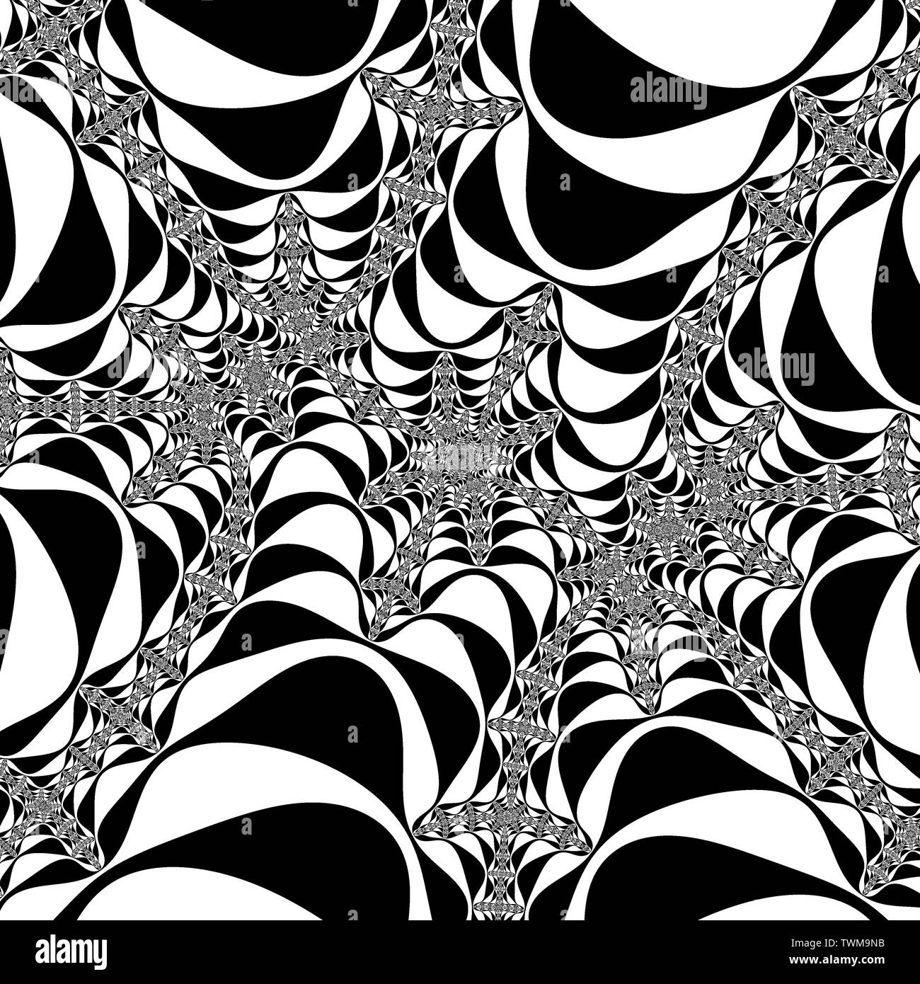 An image created using computer graphics, a picture of a mathematical ...