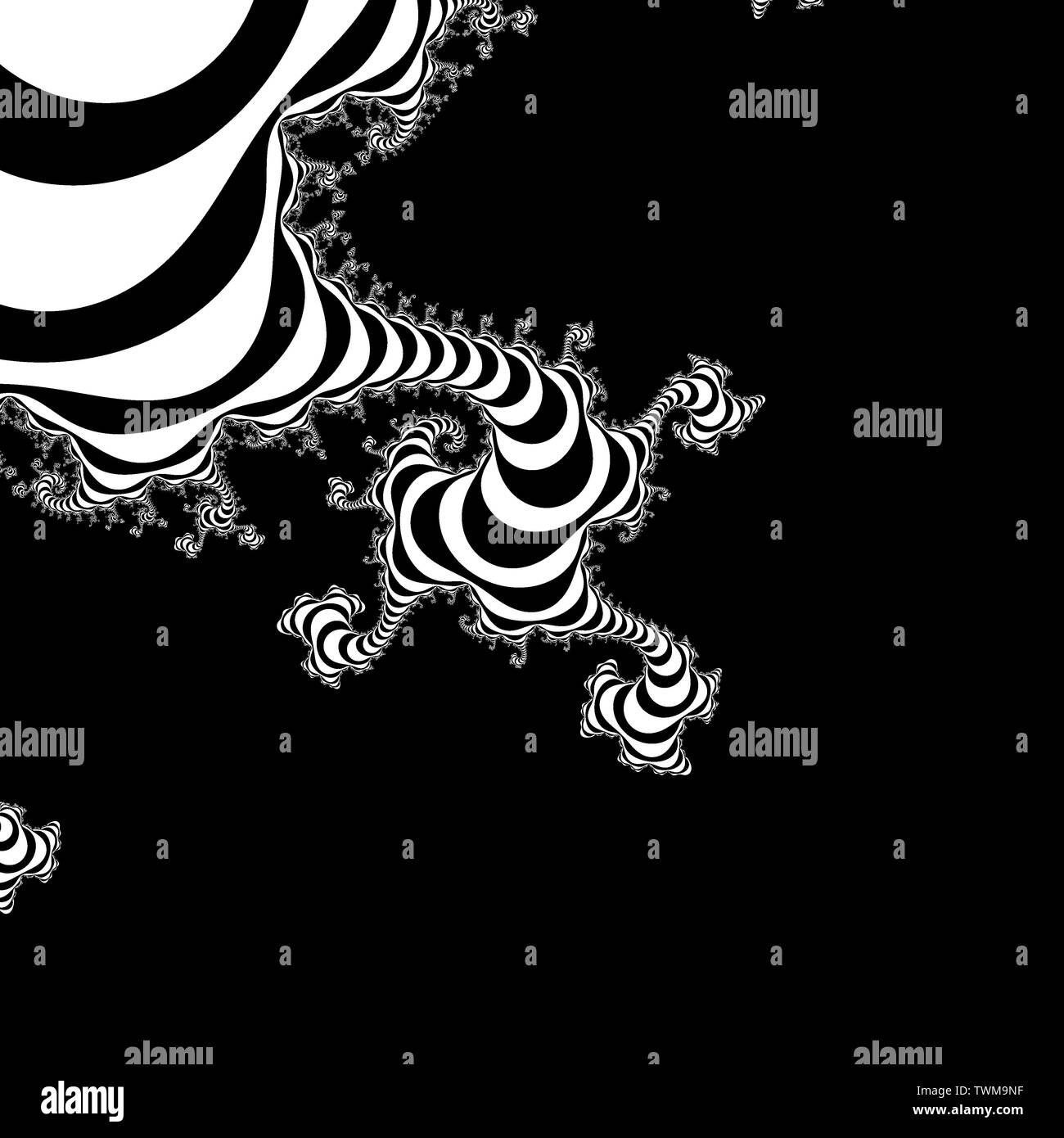 An image created using computer graphics, a picture of a mathematical ...