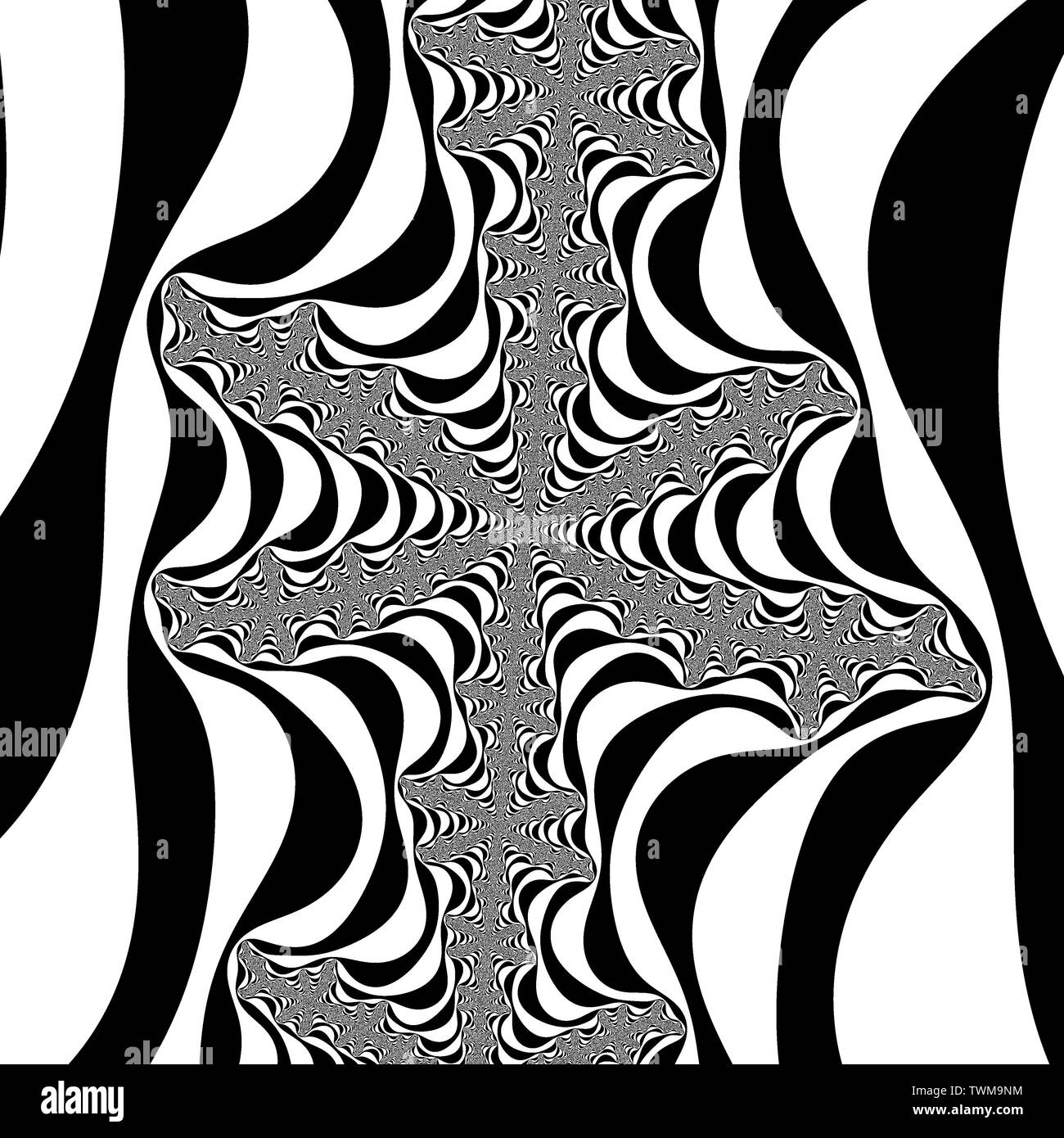 An image created using computer graphics, a picture of a mathematical ...