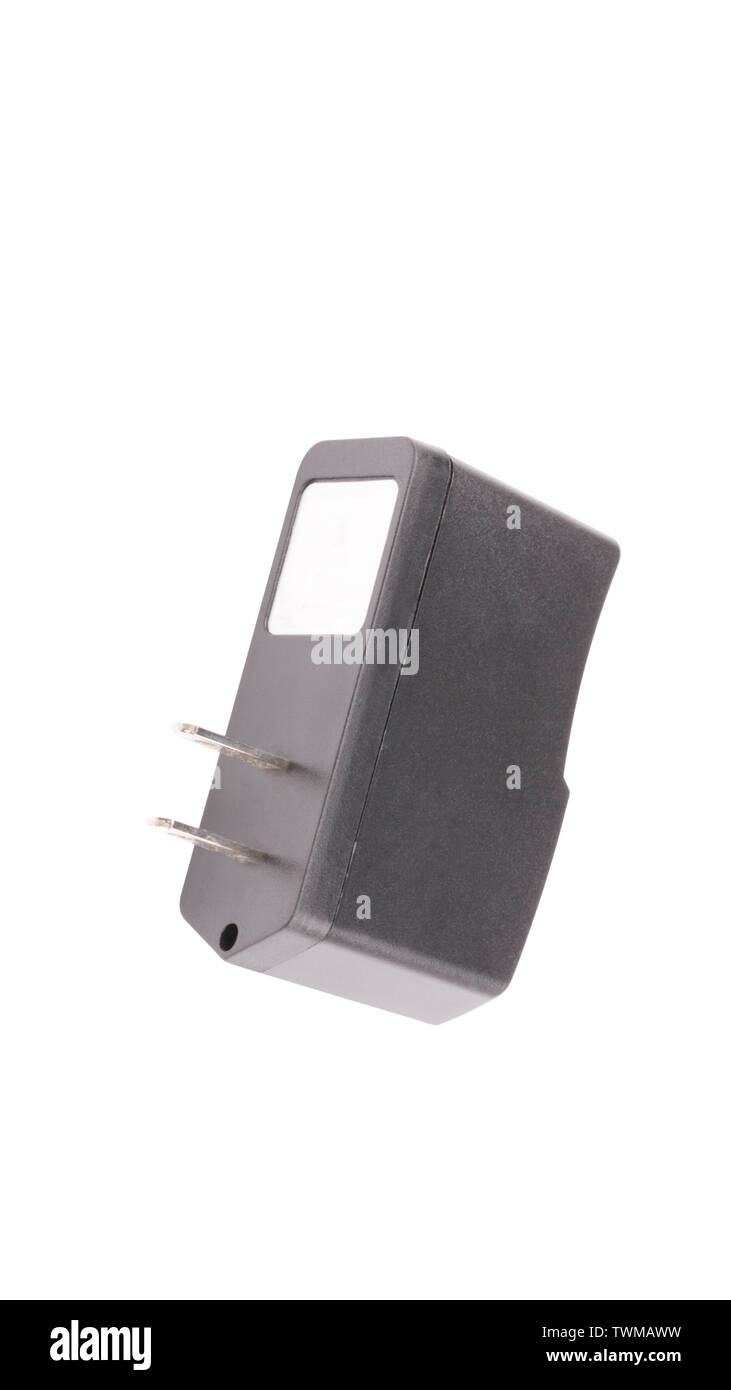 American adaptor Isolated on white Stock Photo - Alamy