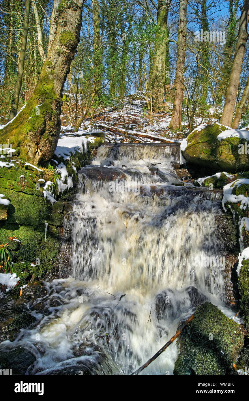 South uk rivelin sheffield yorkshire valley waterfalls hi-res stock ...