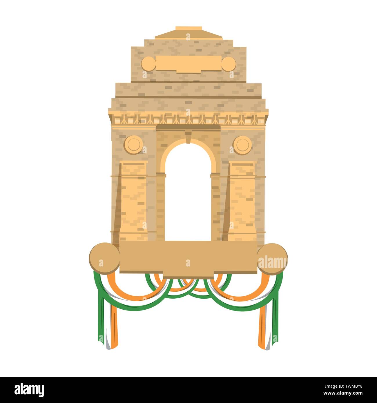 Independence day monuments Cut Out Stock Images & Pictures - Alamy
