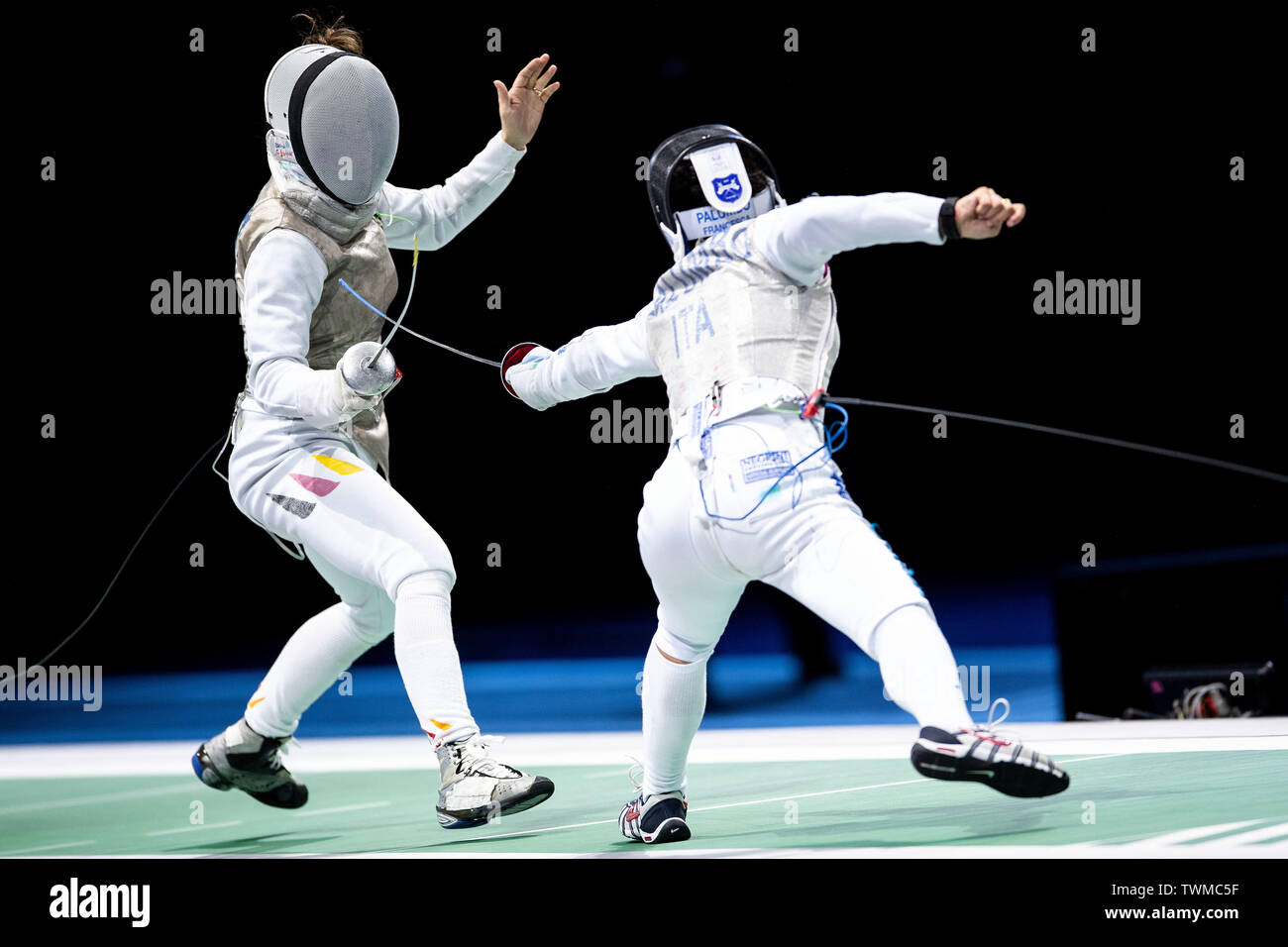 Duesseldorf, Germany. 21st June, 2019. Fencing: European Championship ...