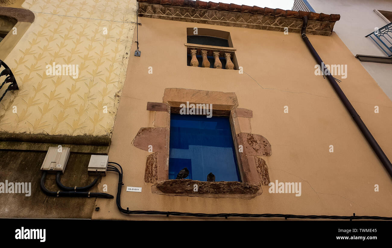 Barcelona naval museum and a walk trough on Barcelona streets Stock ...