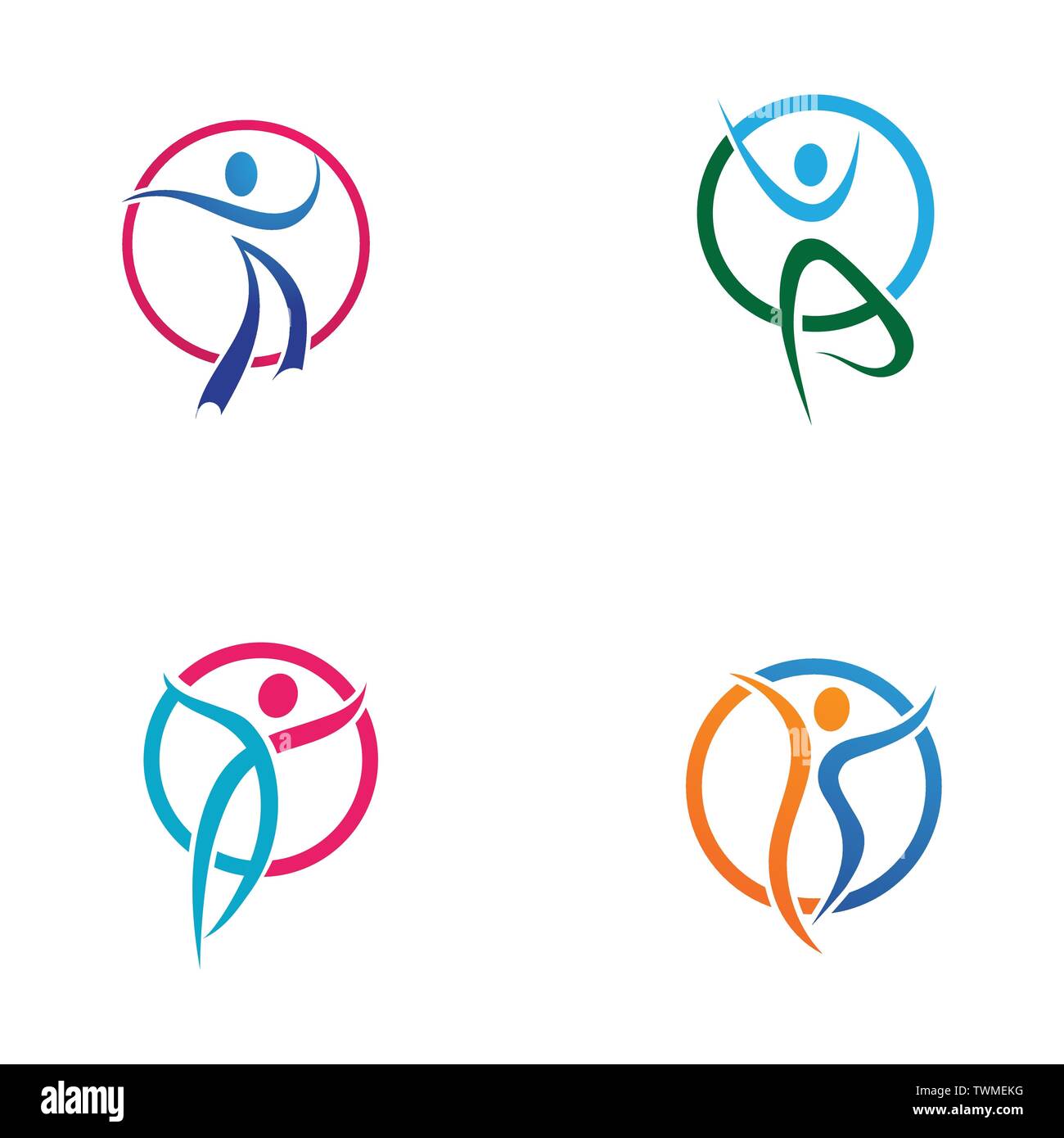 Human character logo sign illustration vector design Stock Vector Image ...