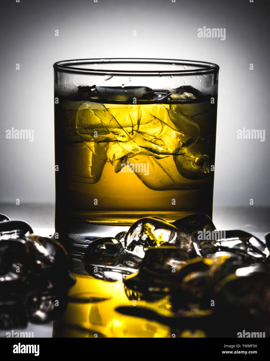 A glass of cold beverage Stock Photo - Alamy