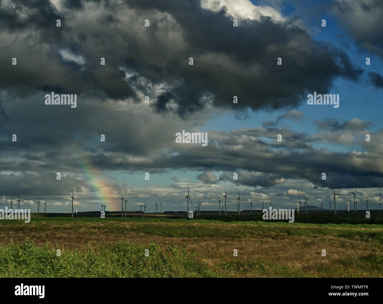 Rainbow Tractor Beam Stock Photo - Alamy