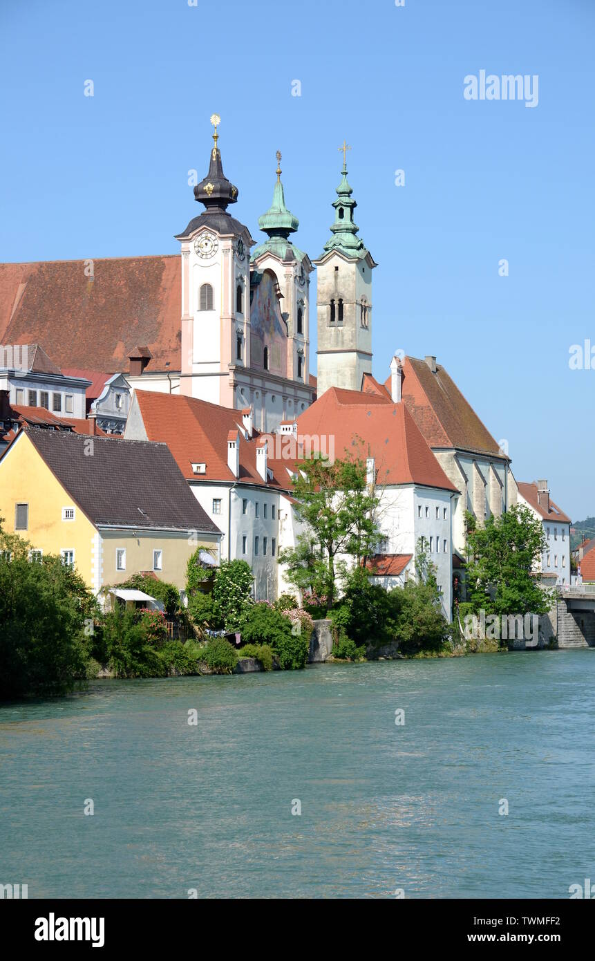 Steyrdorf in the historic town of Steyr, Upper Austria Stock Photo - Alamy