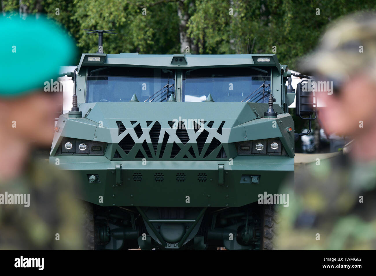 Strasice, Czech Republic. 21st June, 2019. Czech Army's armoured ...