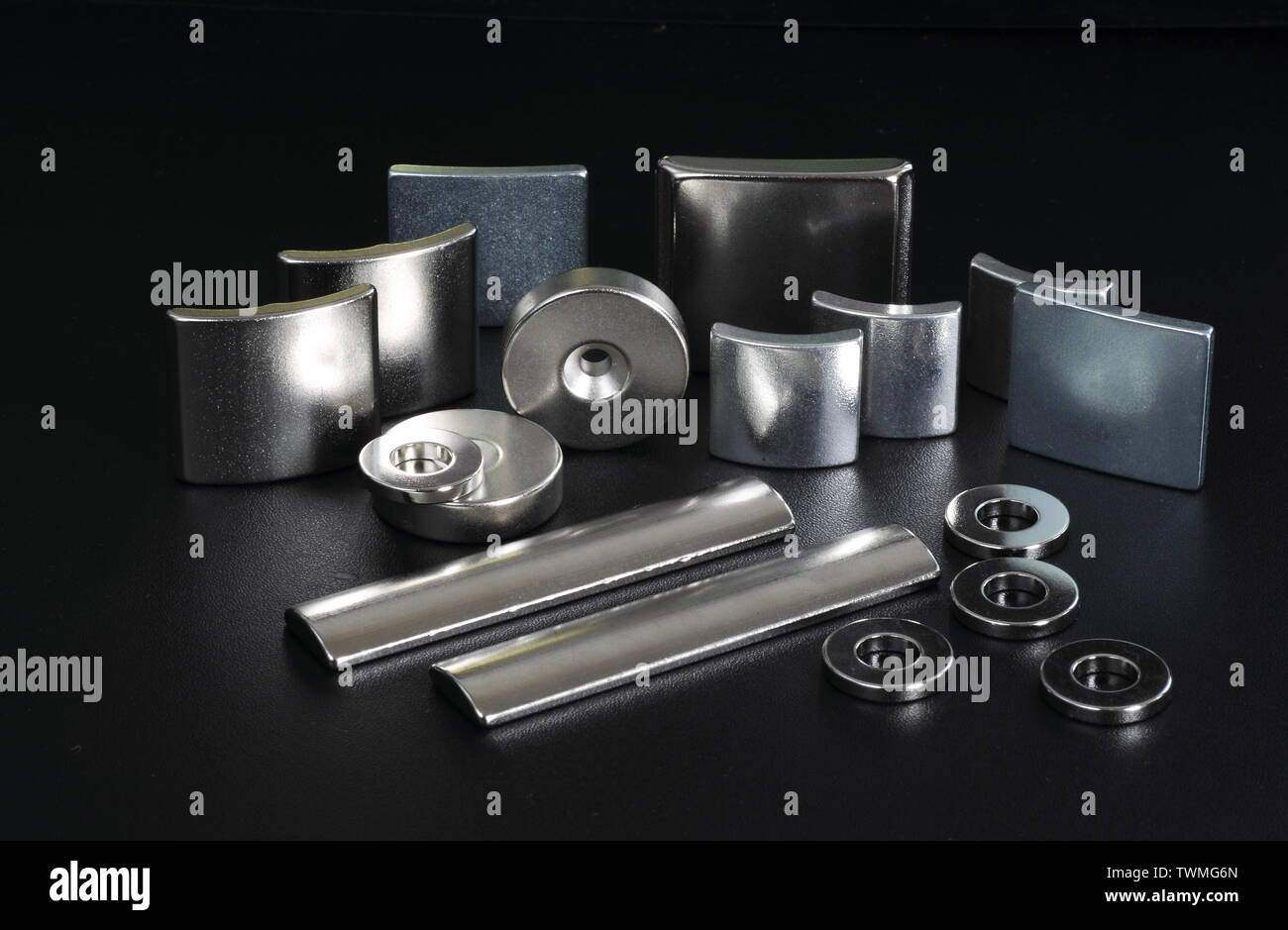 Industry magnet parts Stock Photo - Alamy