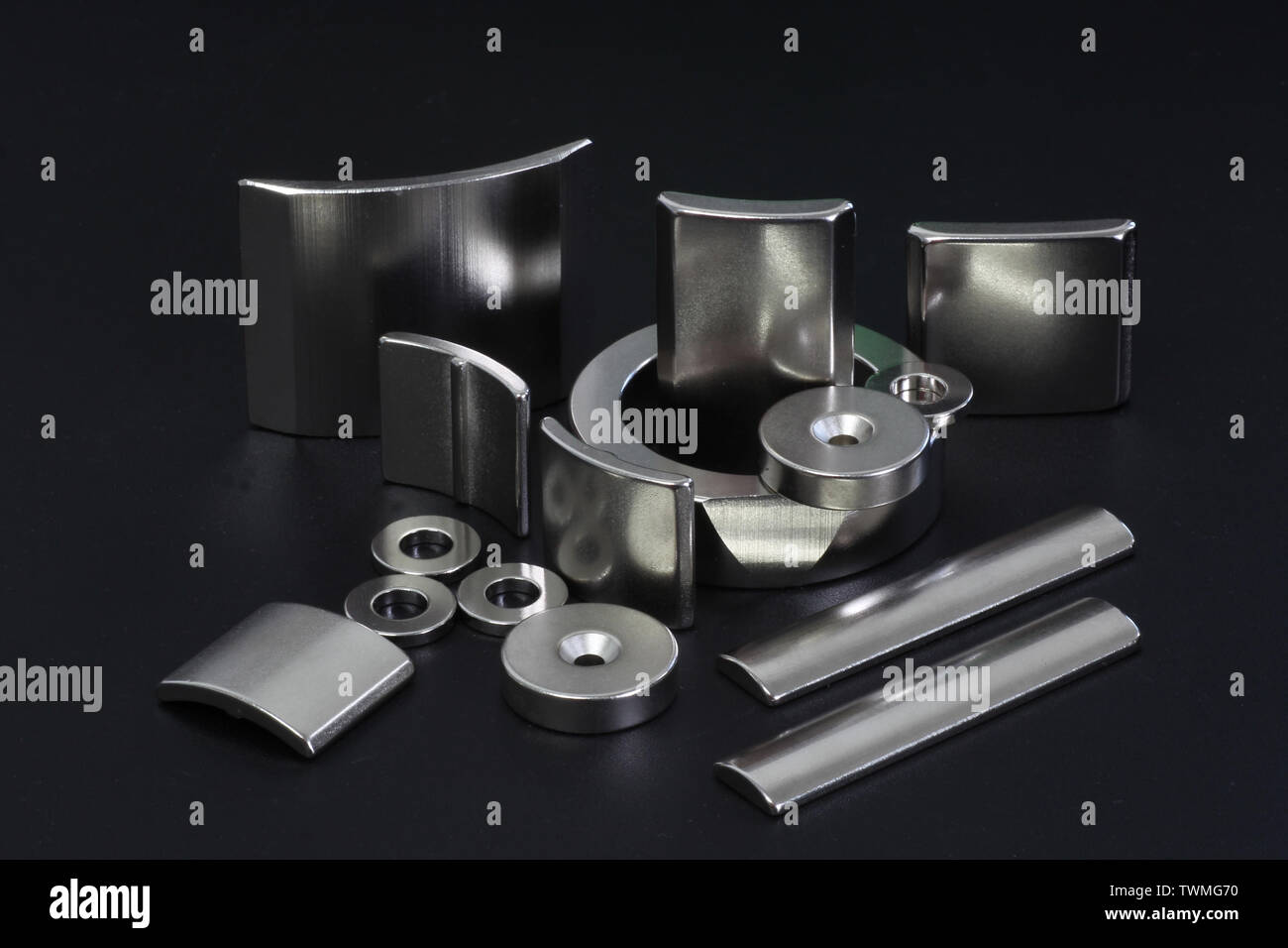 Industry magnet parts Stock Photo - Alamy