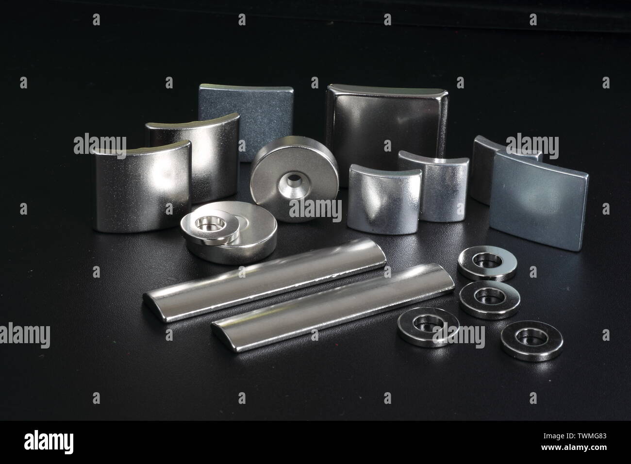 Industry magnet parts Stock Photo - Alamy