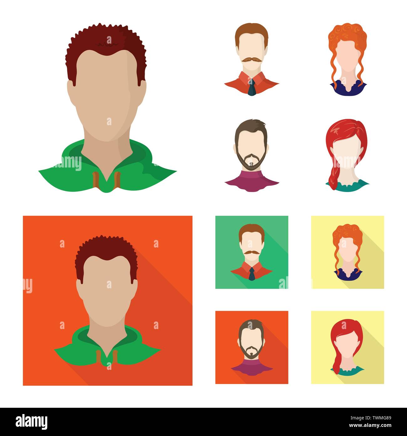 Vector illustration of professional and photo logo. Set of professional ...