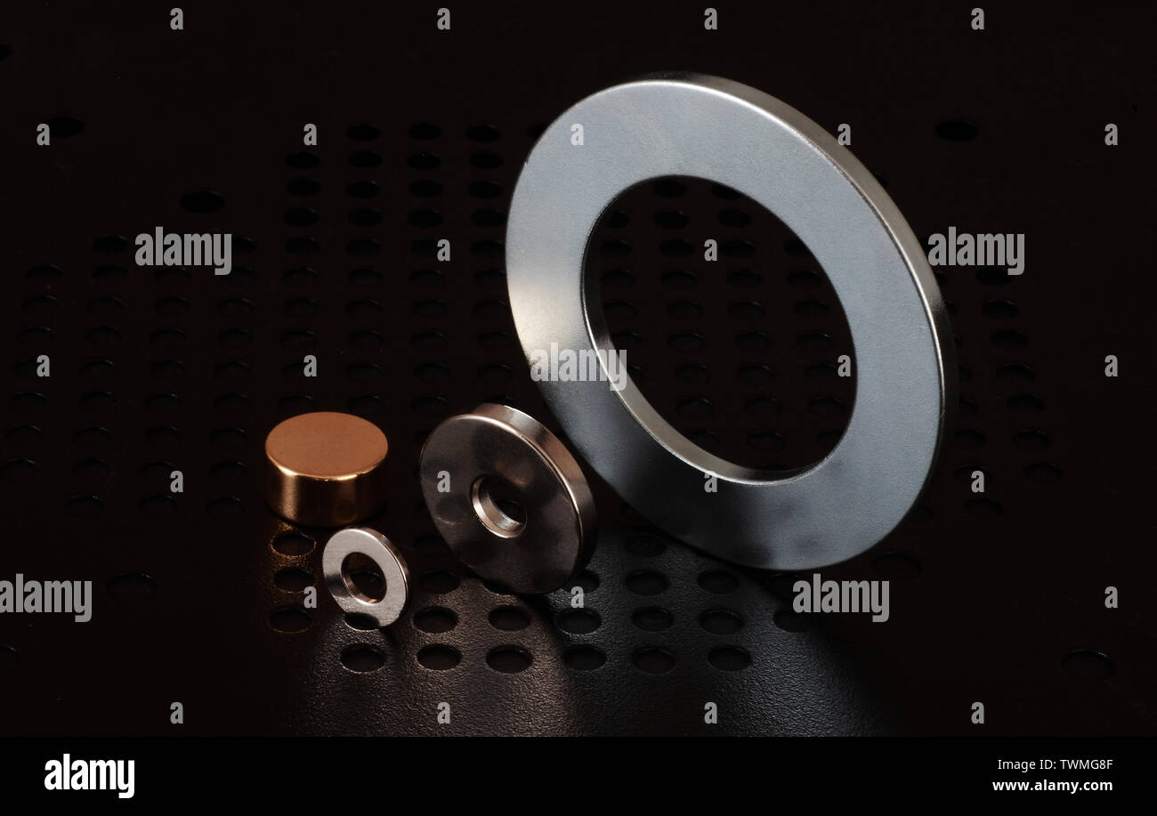 Industry magnet parts Stock Photo - Alamy