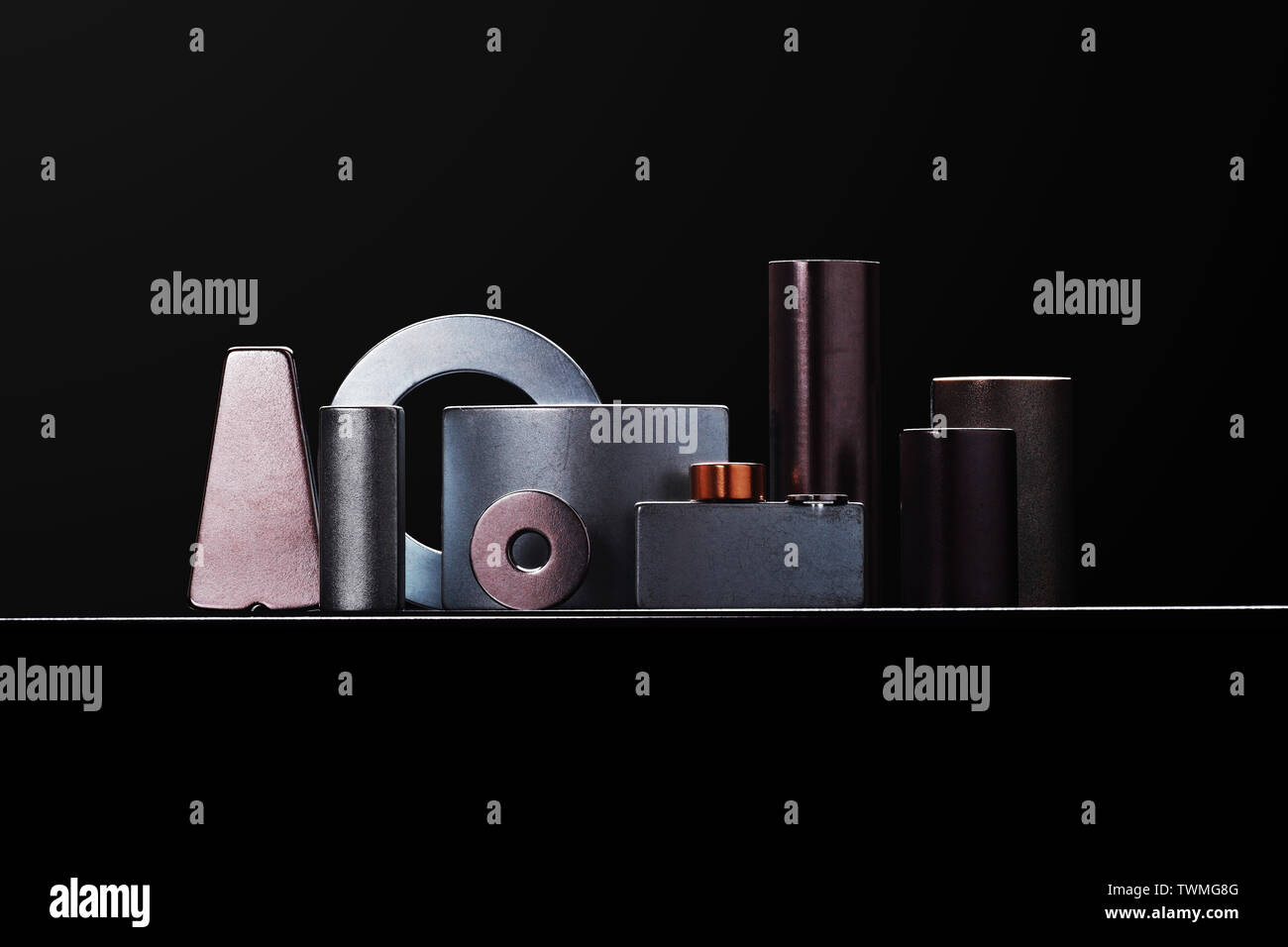 Industry magnet parts Stock Photo - Alamy