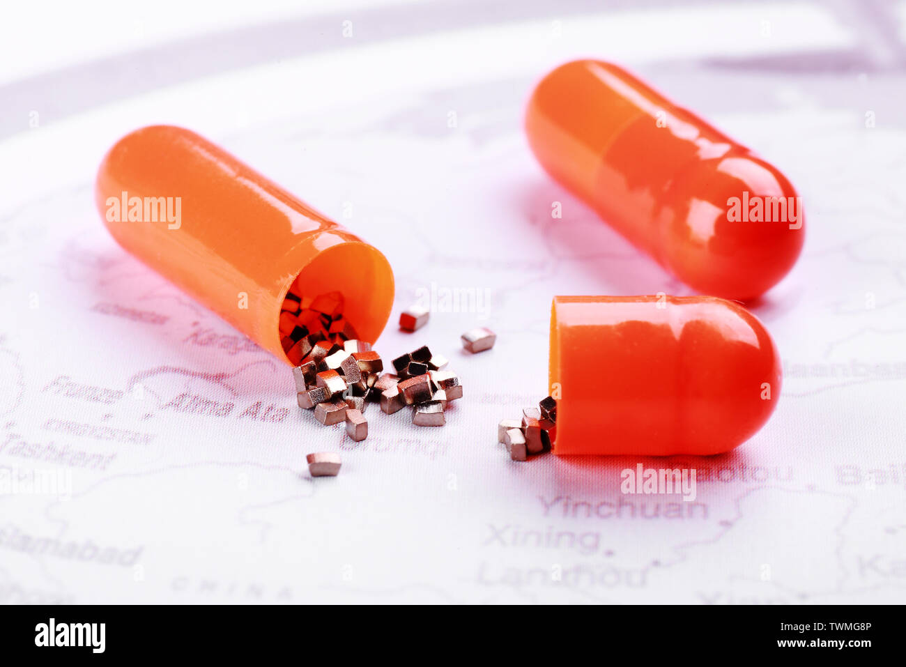 Industry magnet parts Stock Photo - Alamy