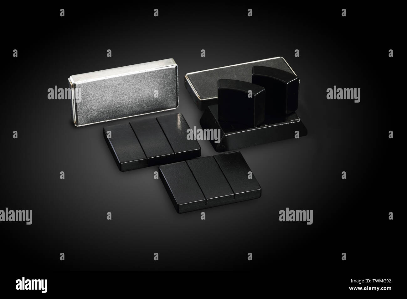 Industry magnet parts Stock Photo - Alamy