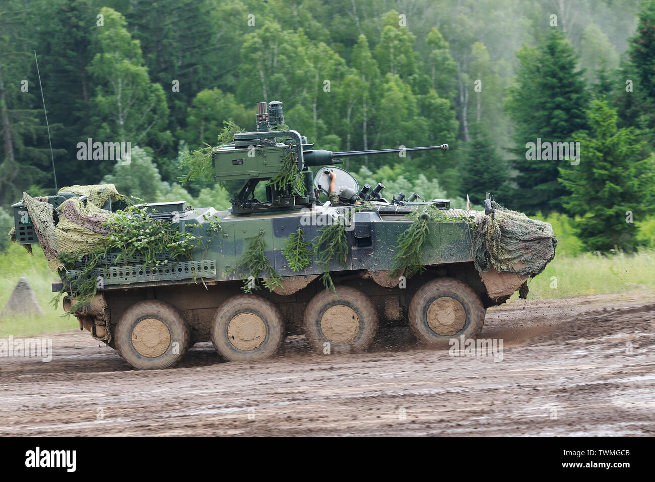 Wheeled armoured vehicle hi-res stock photography and images - Alamy