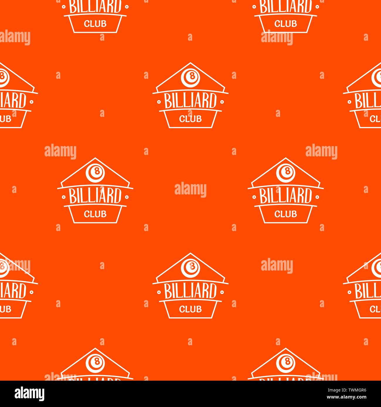 Billiard pattern vector orange Stock Vector Image & Art - Alamy