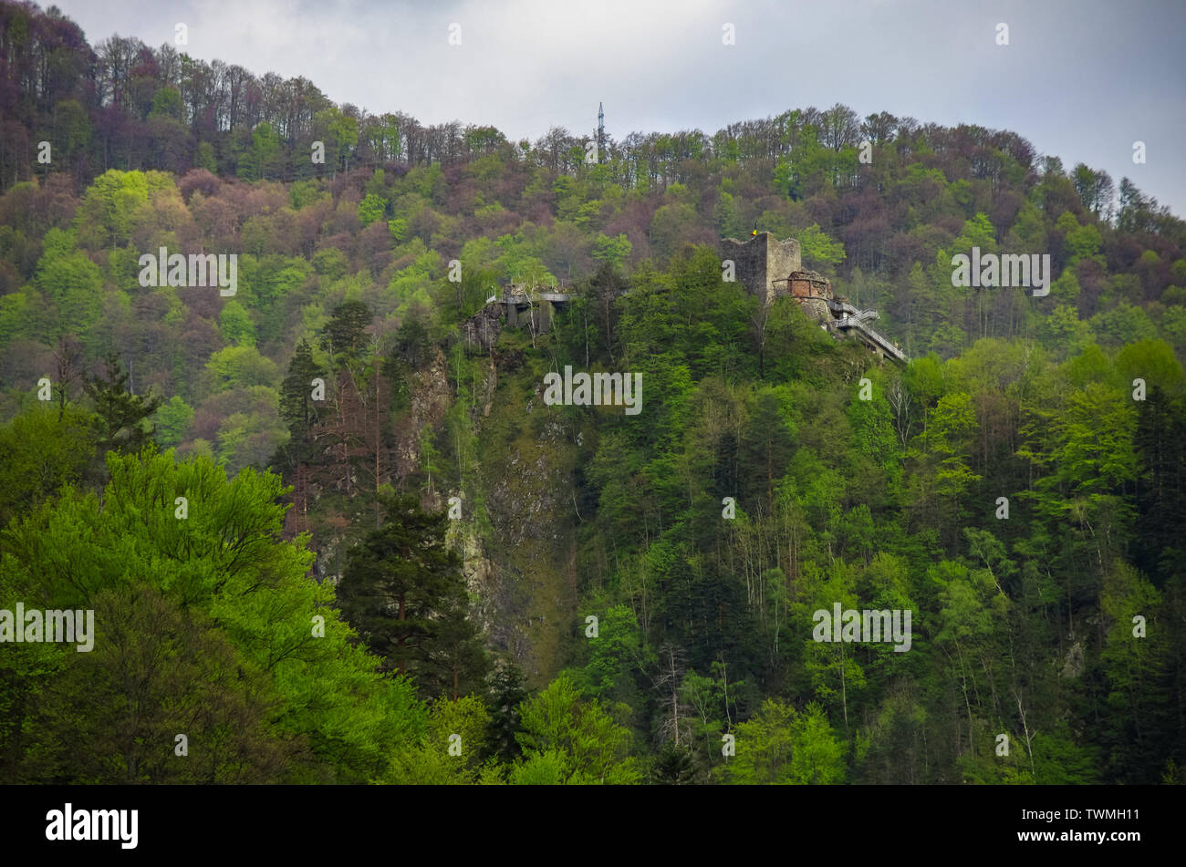 Poenari Fortress is Vlad Tepes castle, prince of medieval Wallachia ...