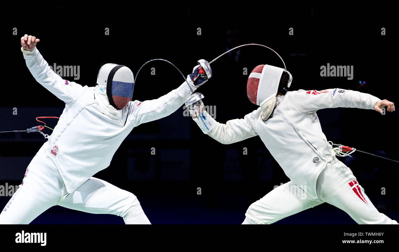 Duesseldorf, Germany. 21st June, 2019. Fencing: European Championship ...