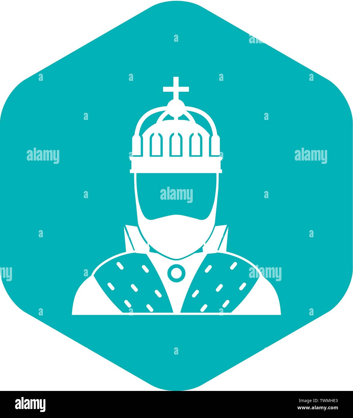 King icon in simple style Stock Vector Image & Art - Alamy