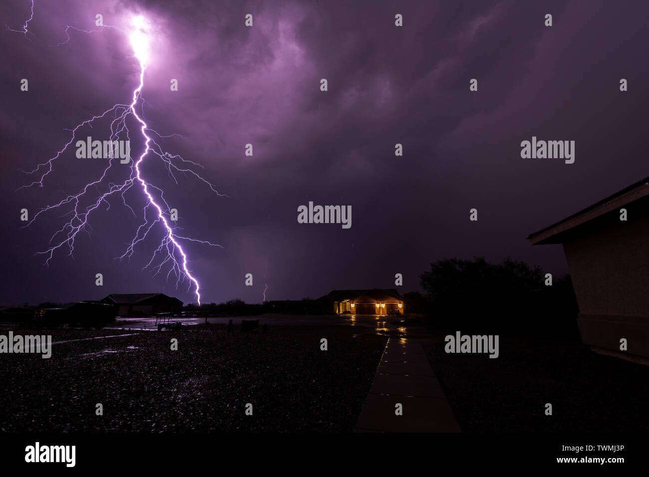 Arizona monsoon storm hi-res stock photography and images - Alamy