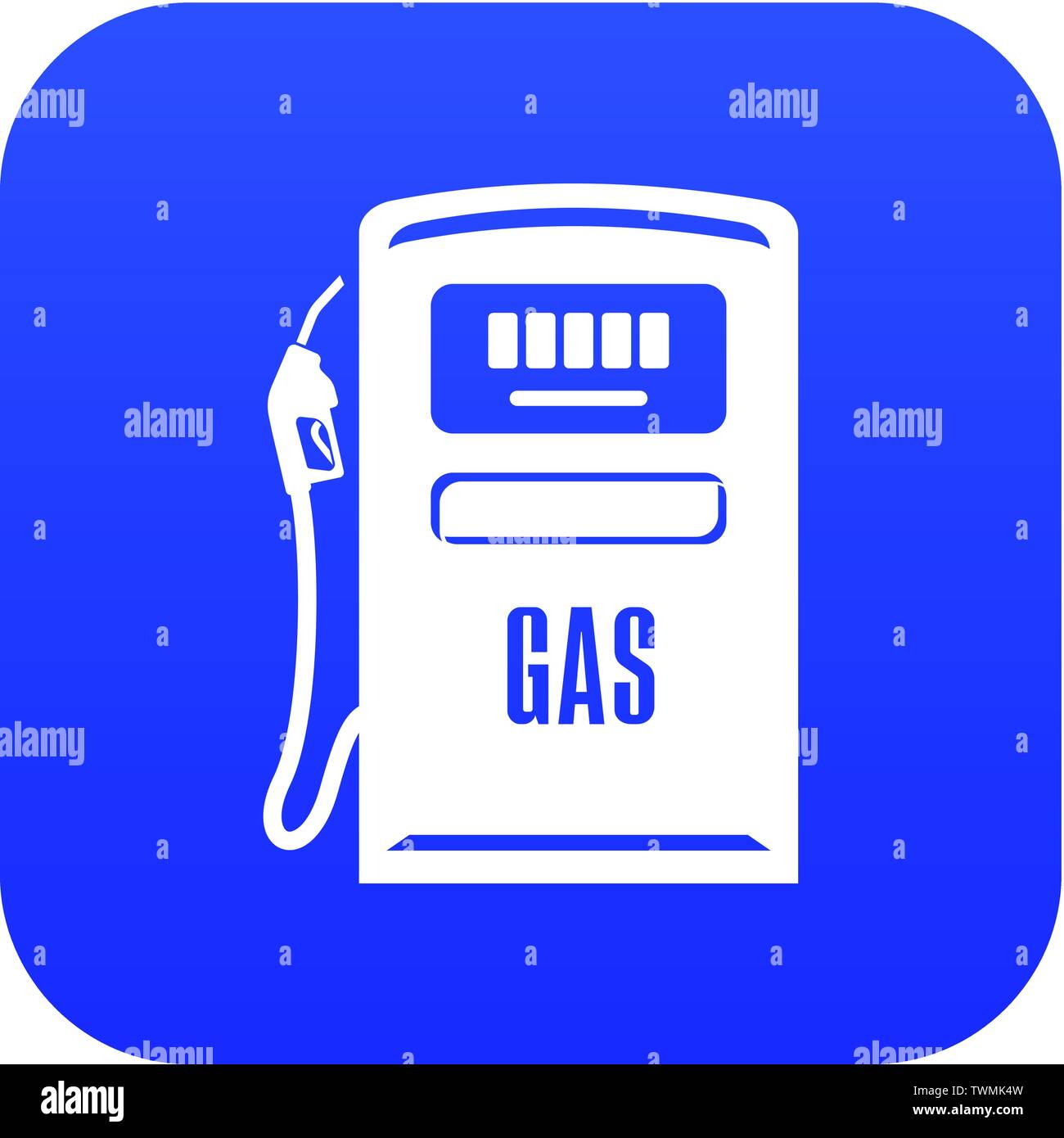 Gas column icon blue vector Stock Vector Image & Art - Alamy