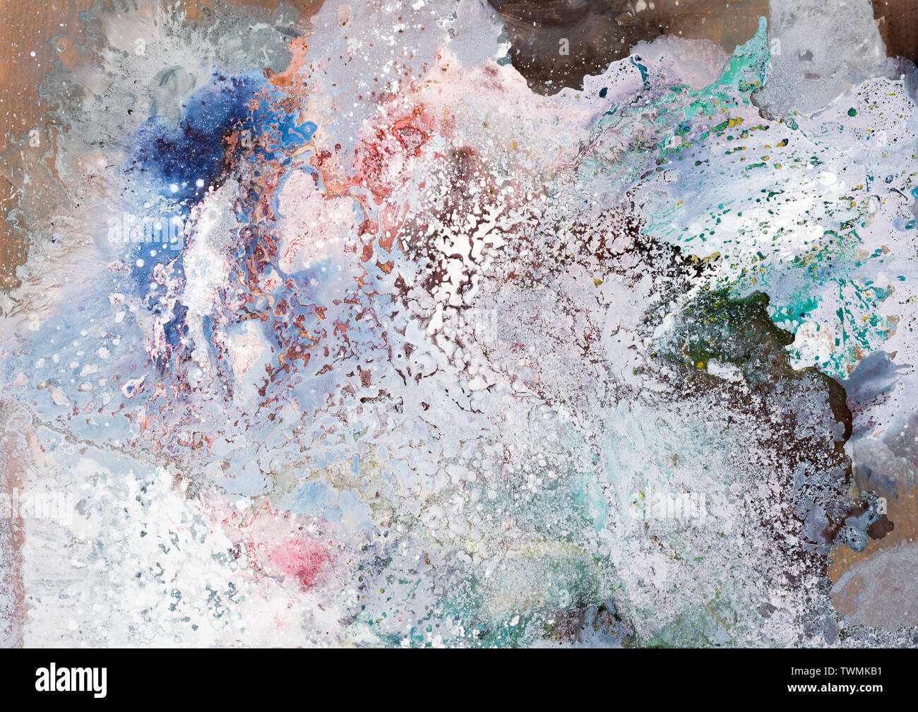 Excellent abstract painting for your new unique design Stock Photo - Alamy