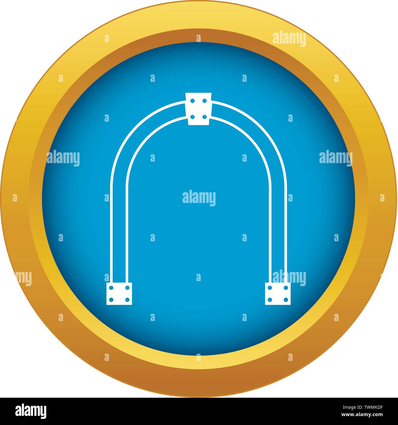 Arch icon blue vector isolated Stock Vector Image & Art - Alamy