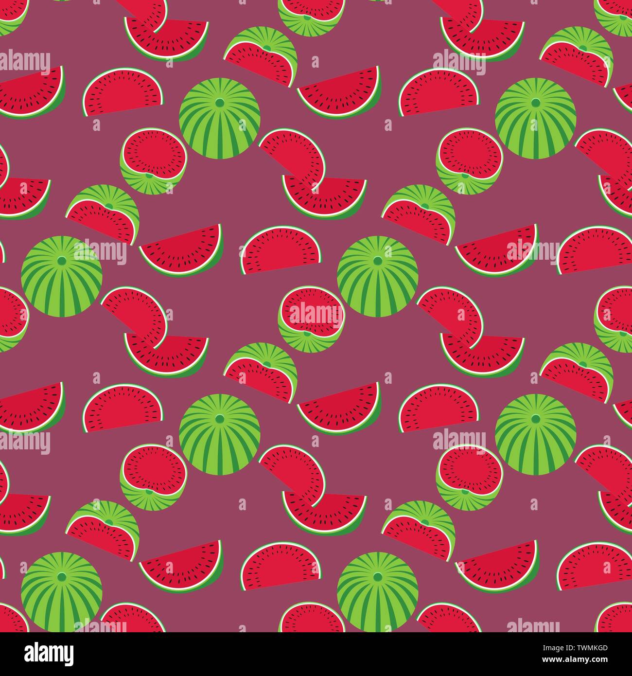 Watermelons cartoon hi-res stock photography and images - Alamy