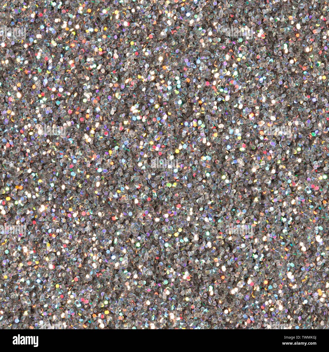Silver glitter background.Seamless square texture for art work Stock ...
