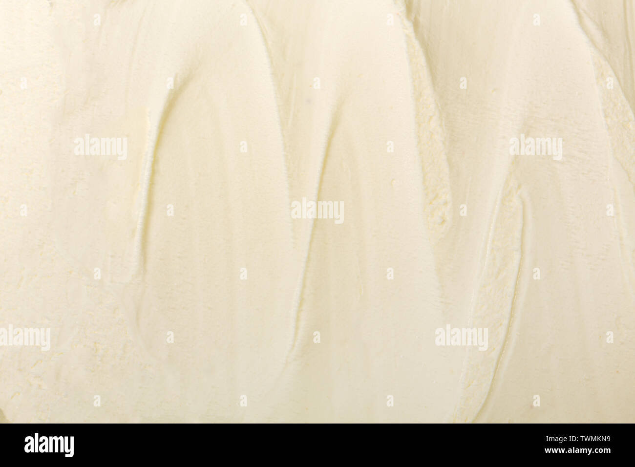 Vanilla or lemon ice cream background. Texture for art work Stock Photo ...