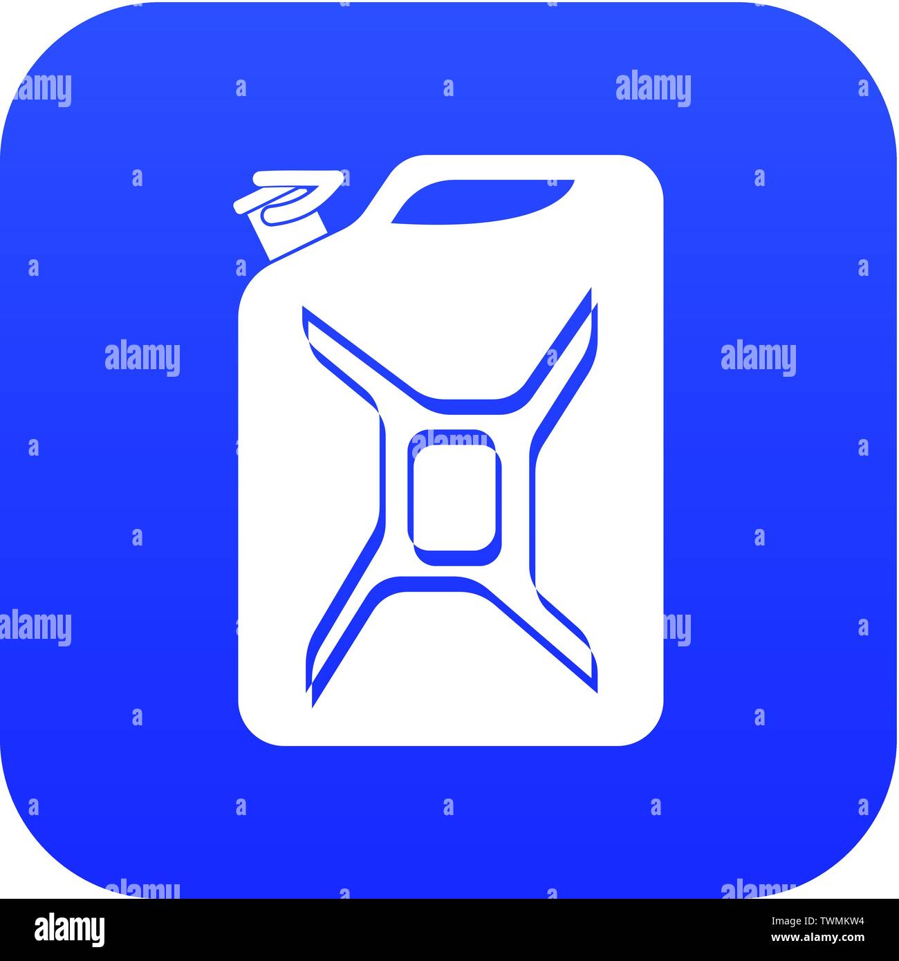 Canister icon blue vector Stock Vector Image & Art - Alamy