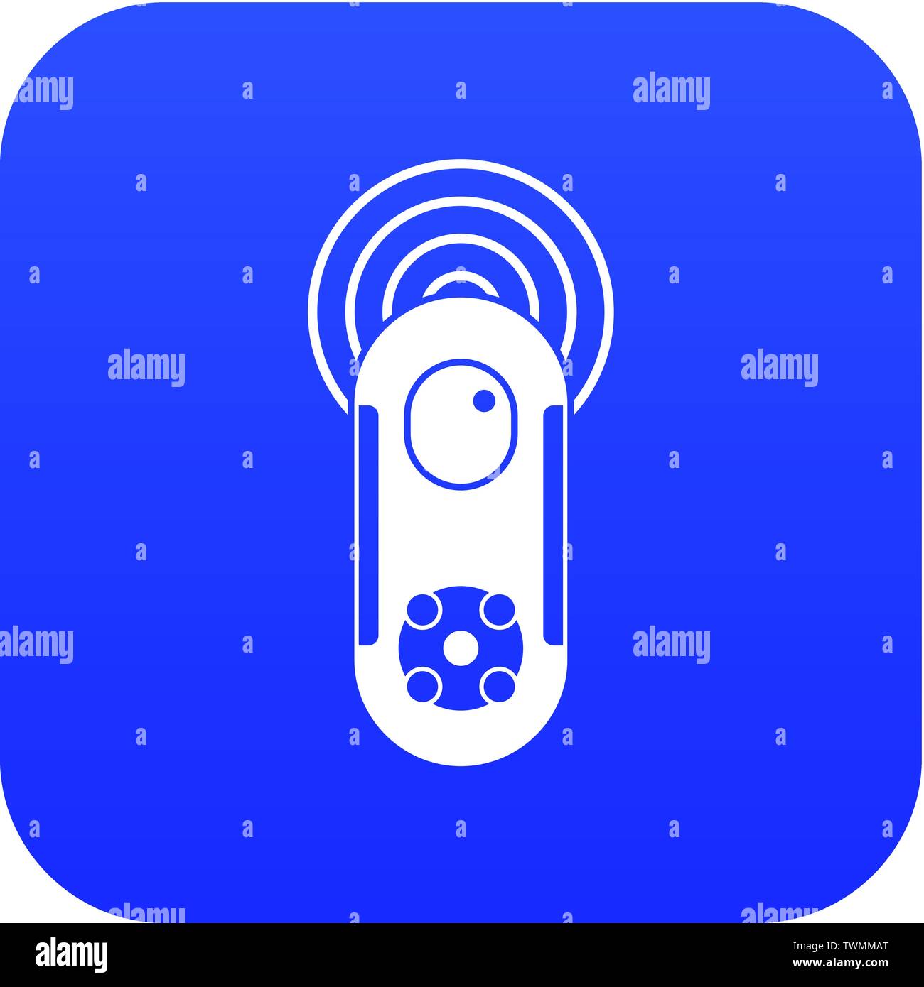 Game joystick icon digital blue Stock Vector Image & Art - Alamy