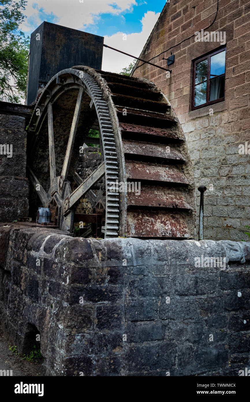 Arkwright water wheel hi-res stock photography and images - Alamy