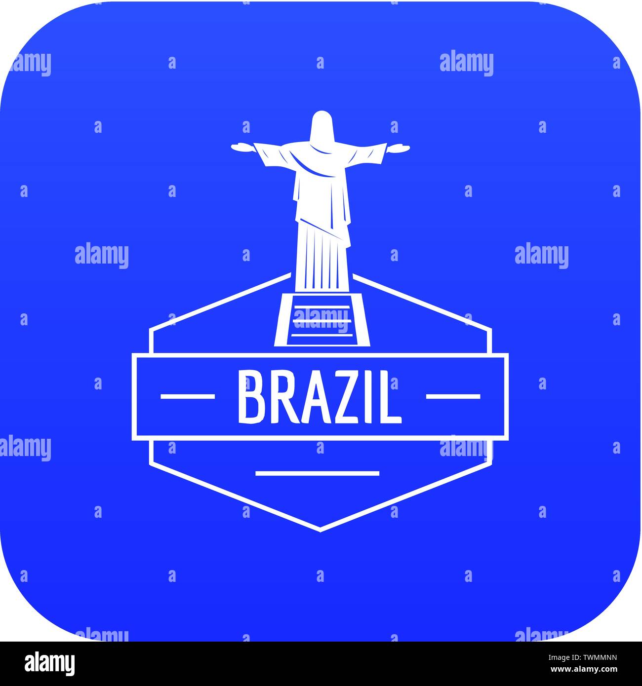 Statue jesus christ blue Cut Out Stock Images & Pictures - Alamy