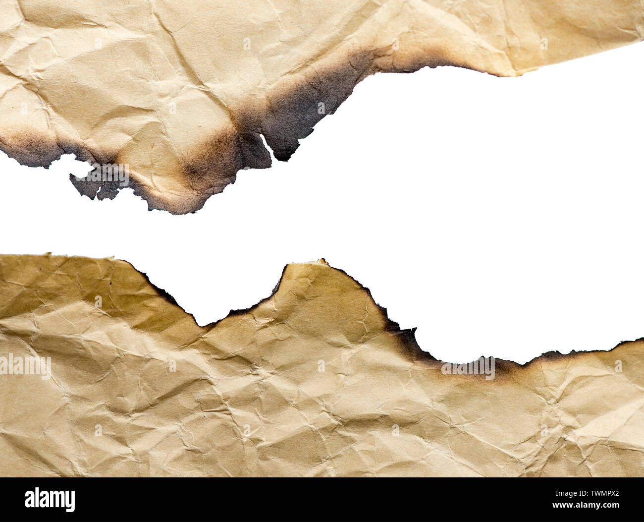 Brown vintage burned paper, isolated details, large background, texture ...