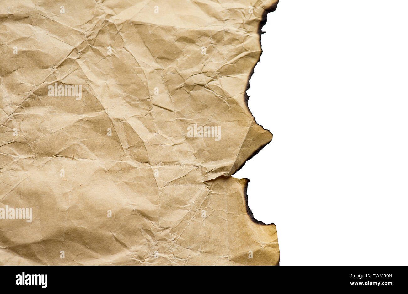 Brown vintage burned paper, isolated details, large background, texture ...