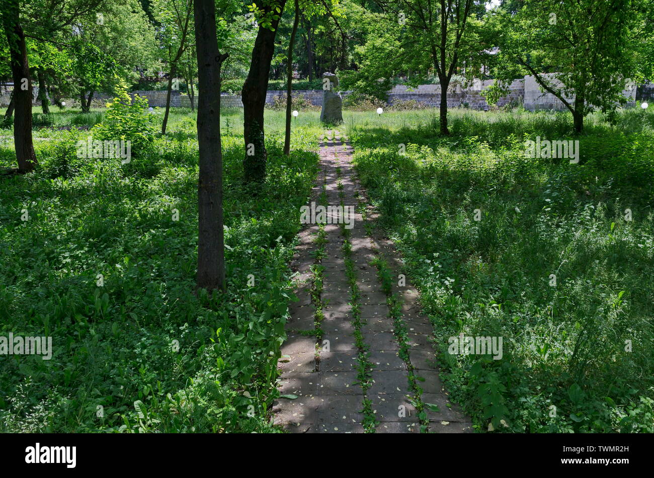 Archaeological complex Abritus in present town Razgrad with fragment of ...