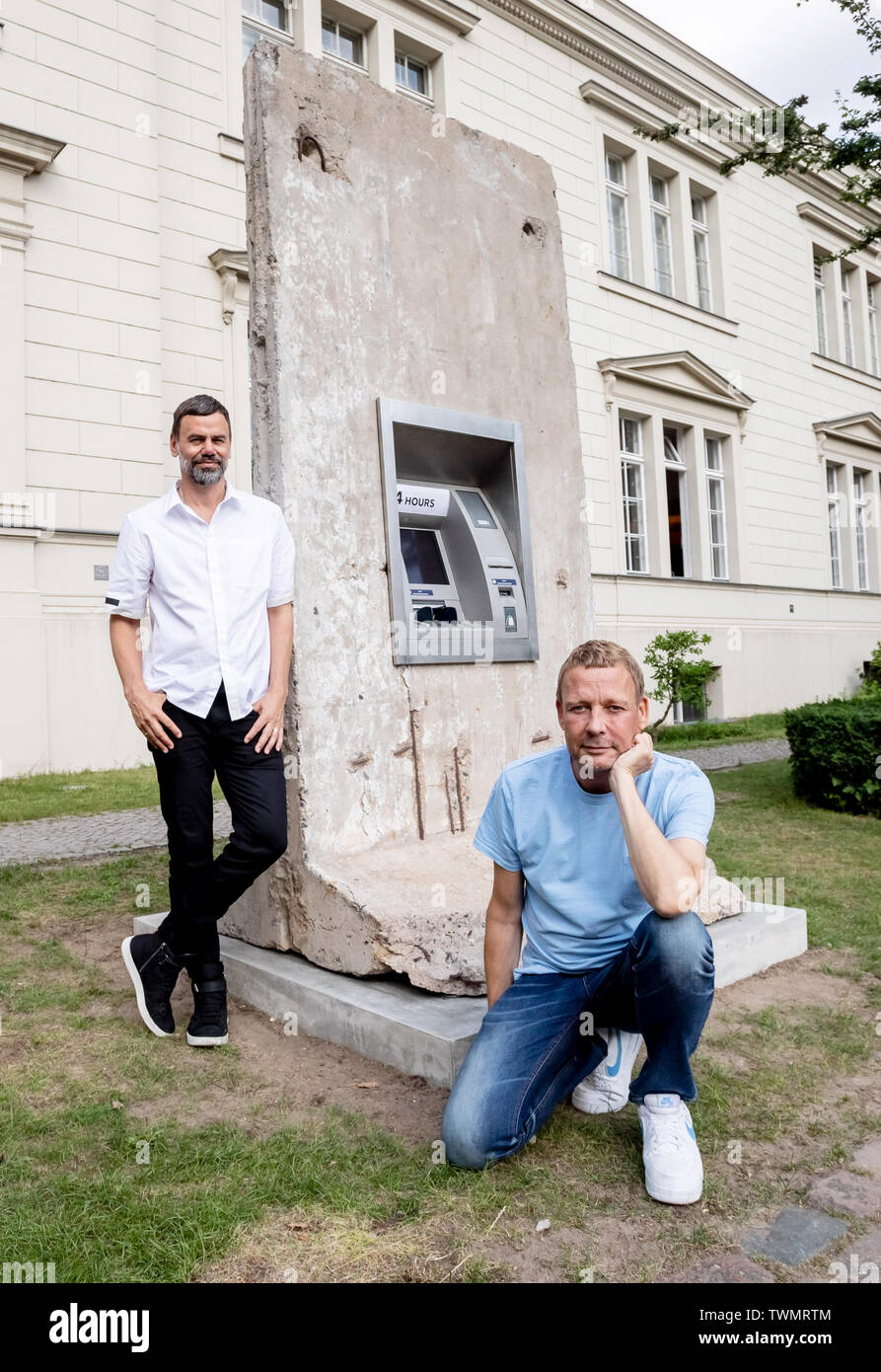 Berlin, Germany. 21st June, 2019. Michael Elmgreen (r) and Ingar ...