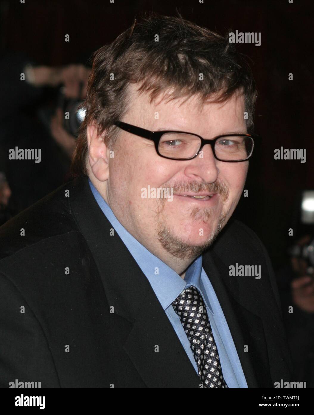 MICHAEL MOORE 2005 Photo By John Barrett/PHOTOlink.net Stock Photo - Alamy