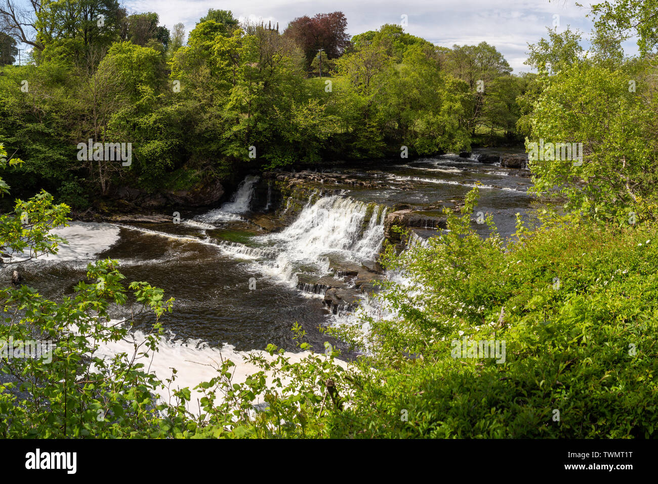 Aysgarth Falls in Yorkshire, England, UK Stock Photo - Alamy