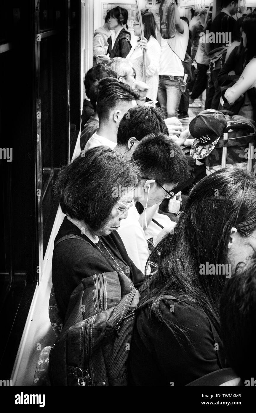 Trains of japan Black and White Stock Photos & Images - Alamy