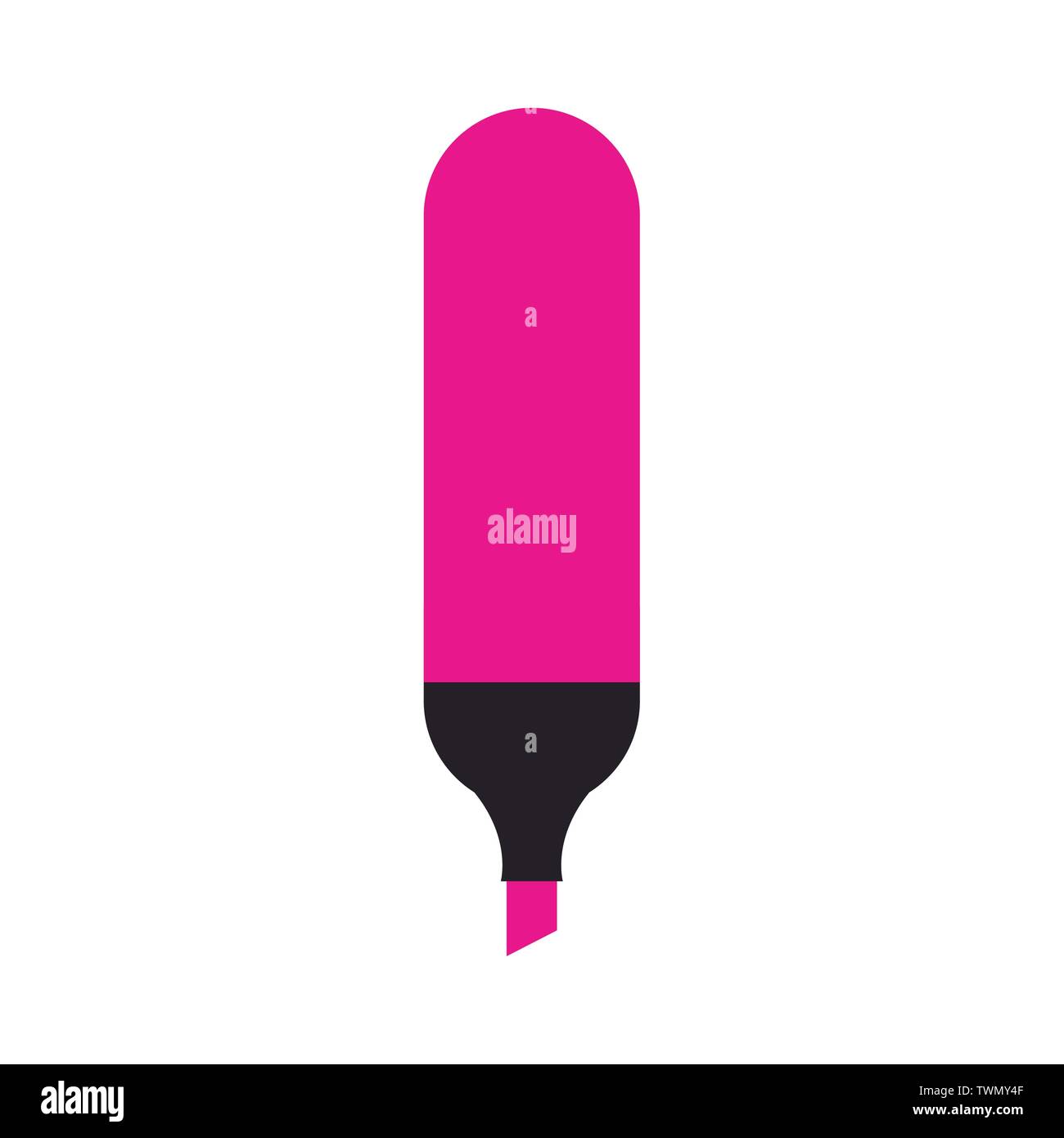 Marker office utensil isolated cartoon Stock Vector Image & Art - Alamy