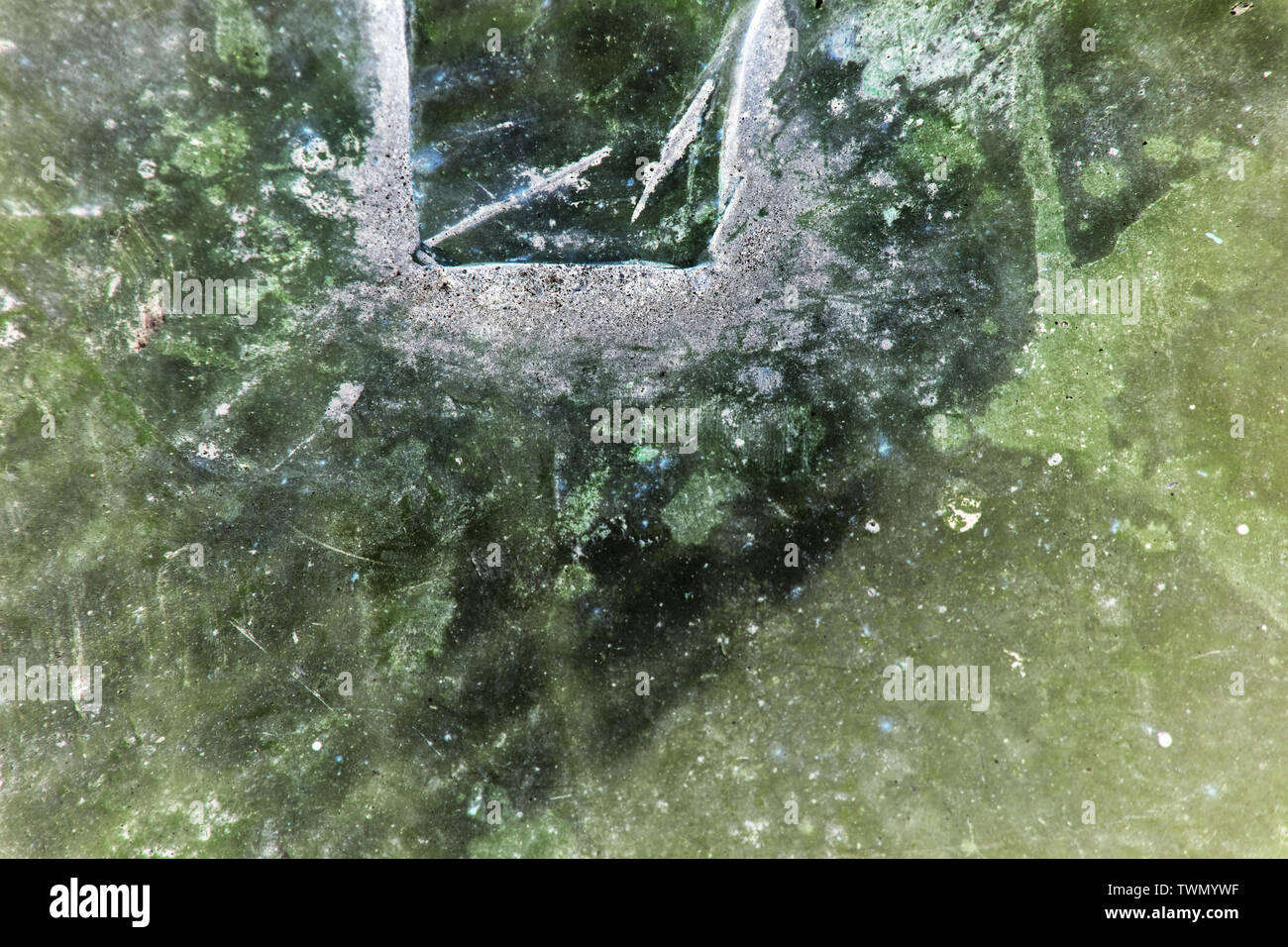 Quetzal Green colored concrete wall, stone surface Stock Photo - Alamy