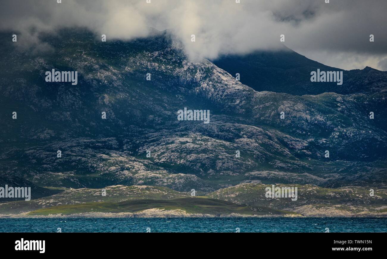 A beautiful landscape at Horgabost on the Isle of Harris in the Outer ...