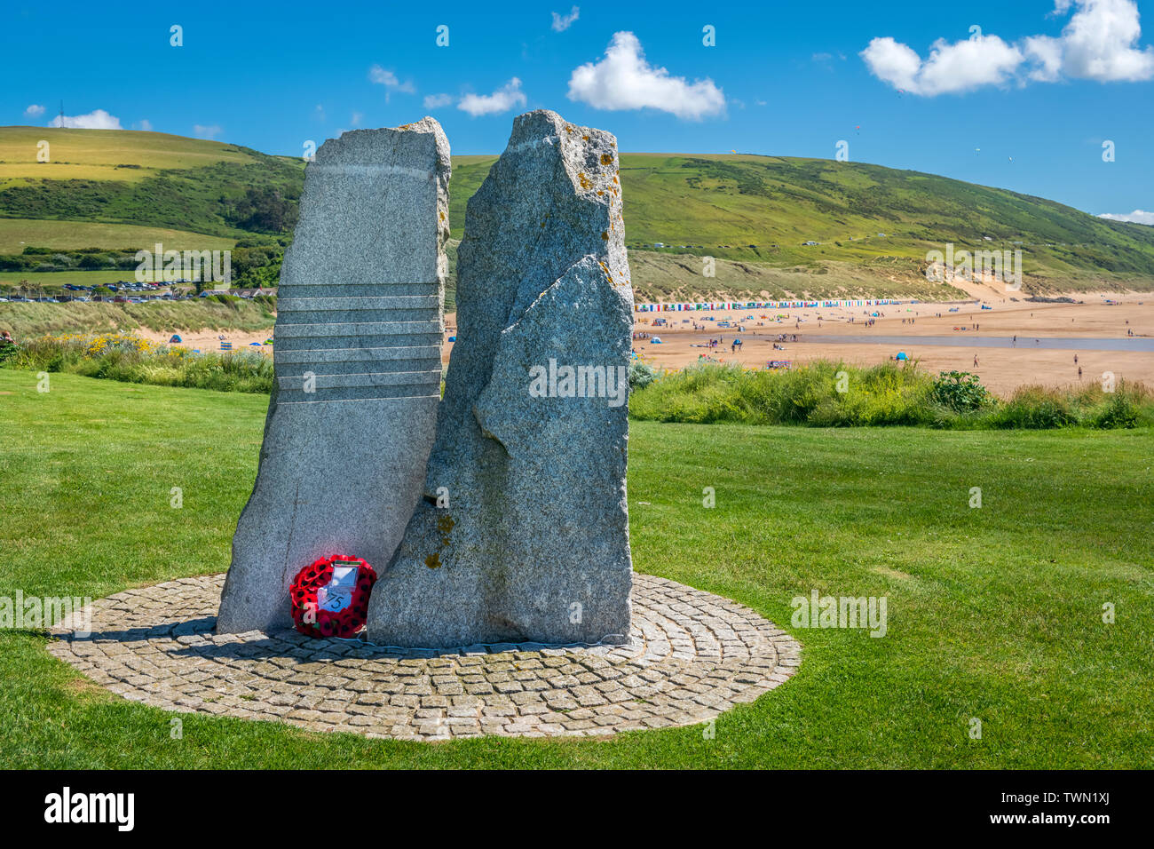 The woolacombe memorial hi-res stock photography and images - Alamy